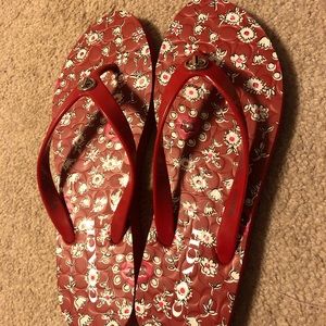 Coach Shoes | Red Leather Heel Sandals | Poshmark